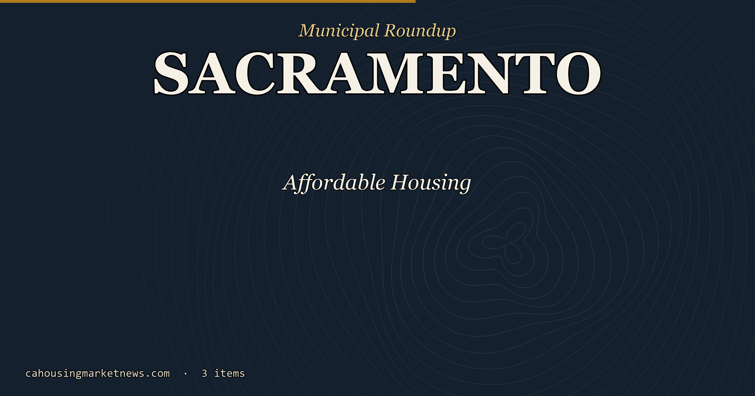 Sacramento reviews yearly housing program results and a Deer Creek ...